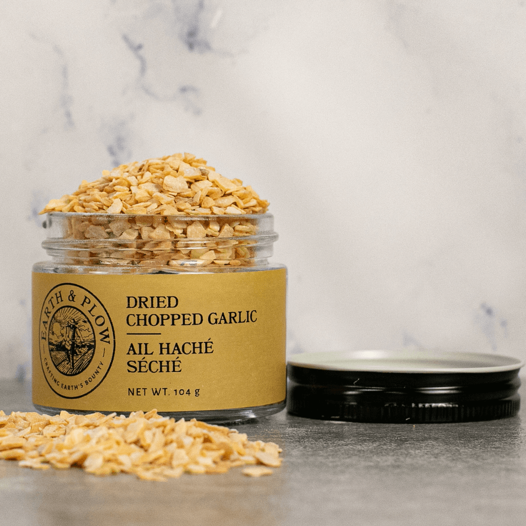 Dried Chopped Garlic | Earth & Plow