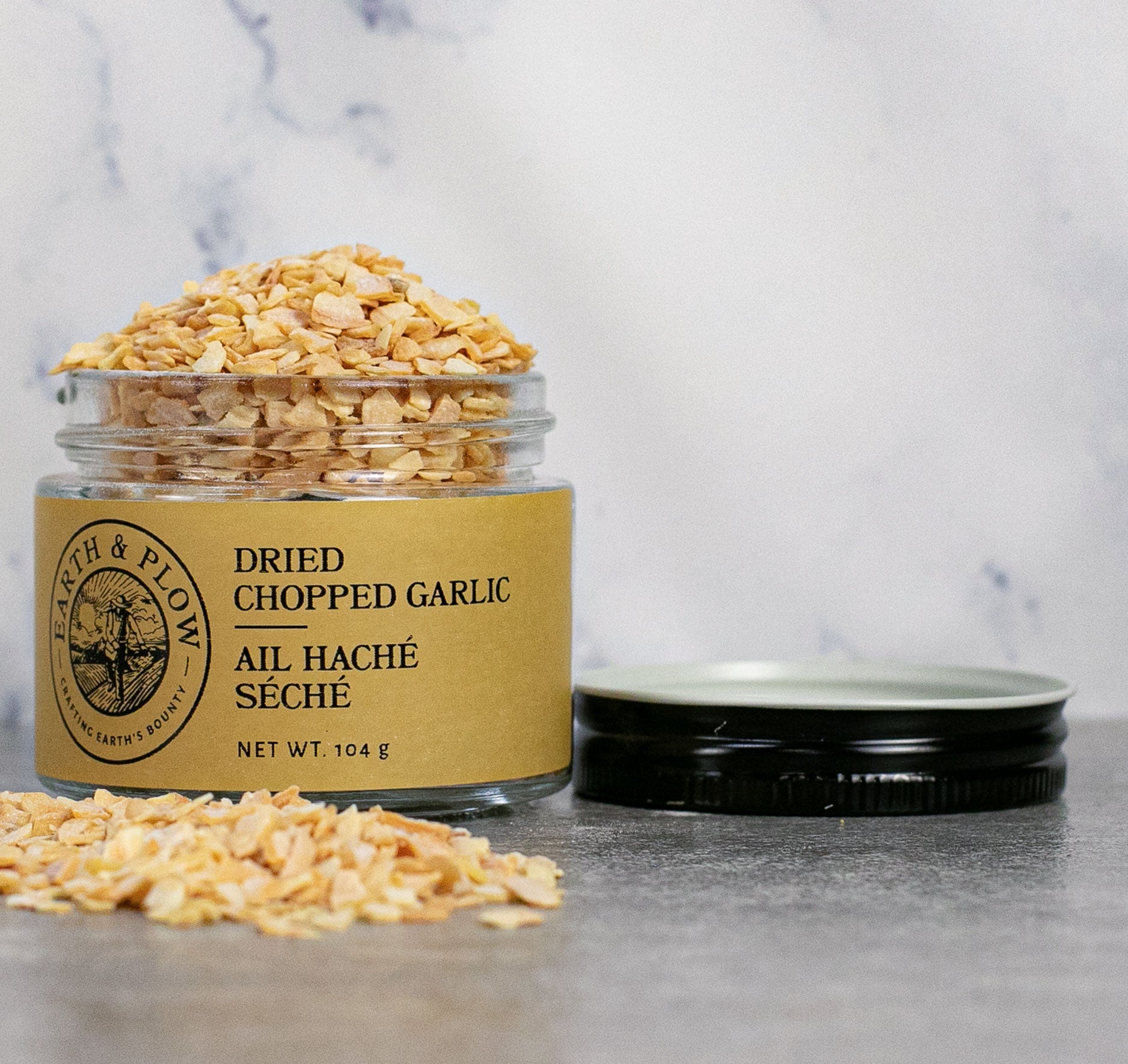 Dried Chopped Garlic | Earth & Plow